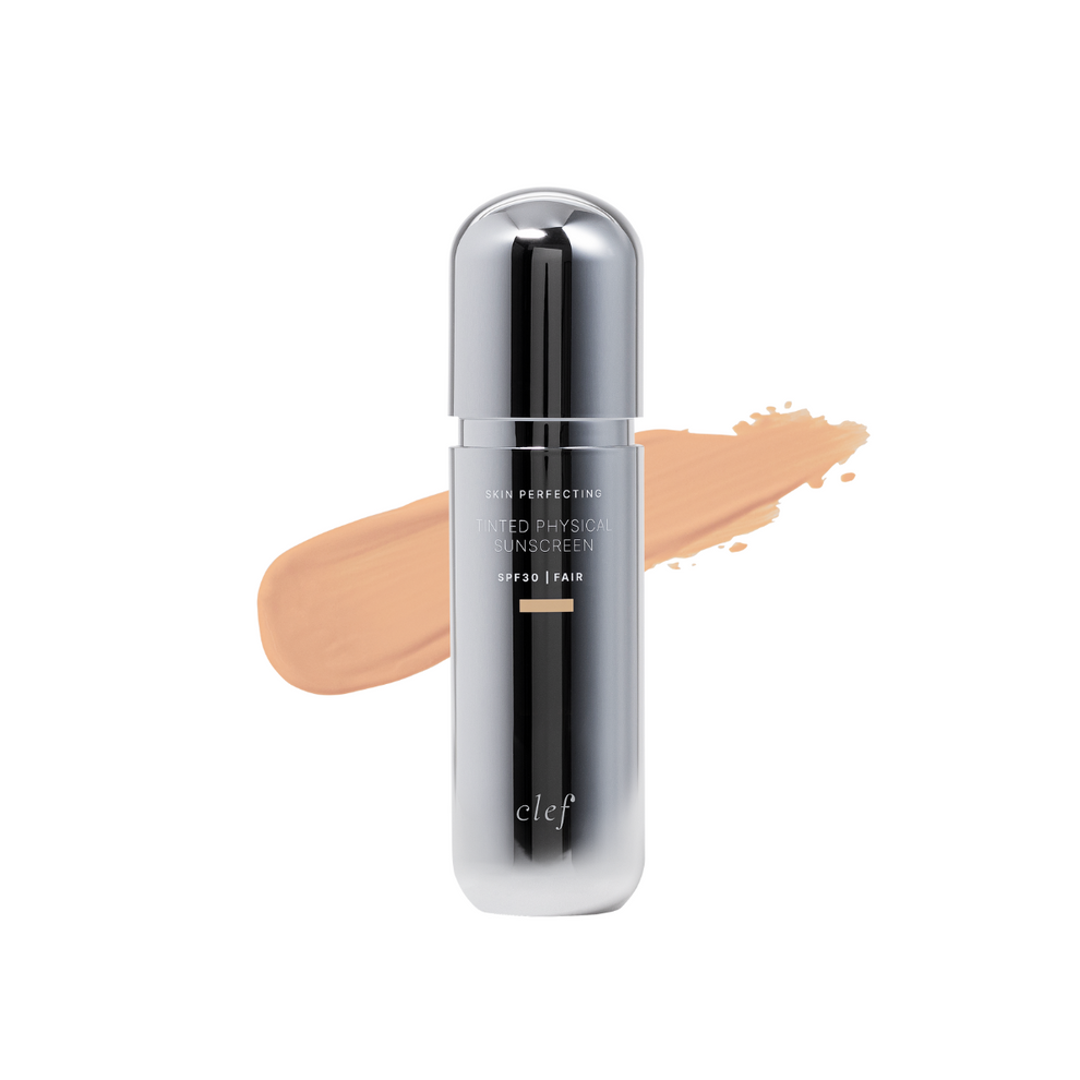 CLEF Skin Perfecting Tinted Physical Sunscreen 50ml | No White Cast ...