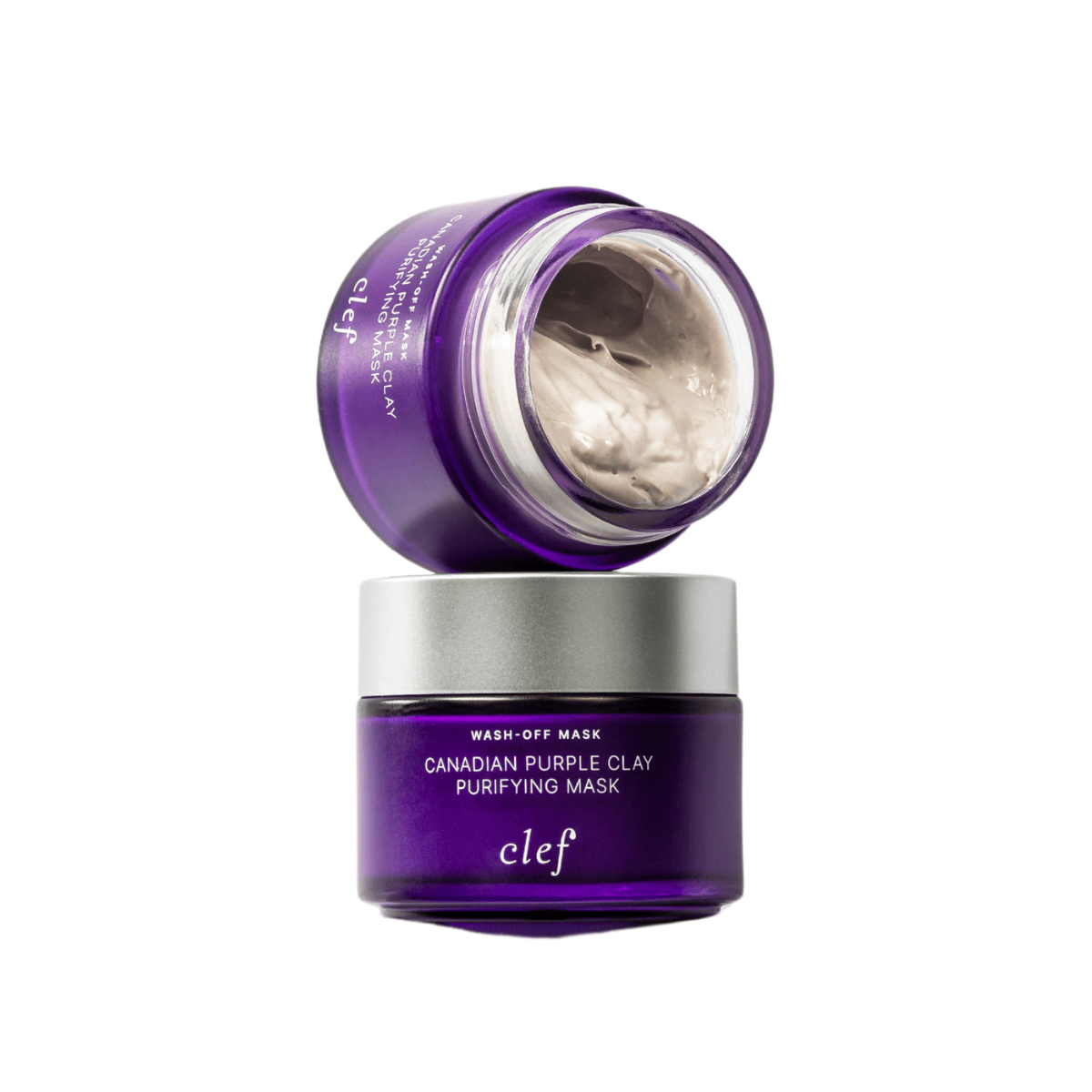 CLEF Canadian Purple Clay Purifying Wash Off Mask 100g | Effective Oil ...